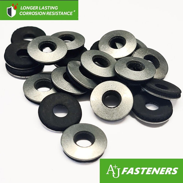 BONDED TEK SCREW SEALING ROOFING WASHERS EPDM RUBBER WATERPROOF 16mm – A & J Fasteners